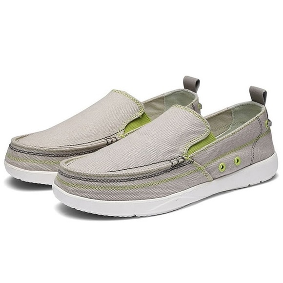 CROCS | Shoes | Crocs Walu Canvas Slip On Loafers Size 1 | Poshmark